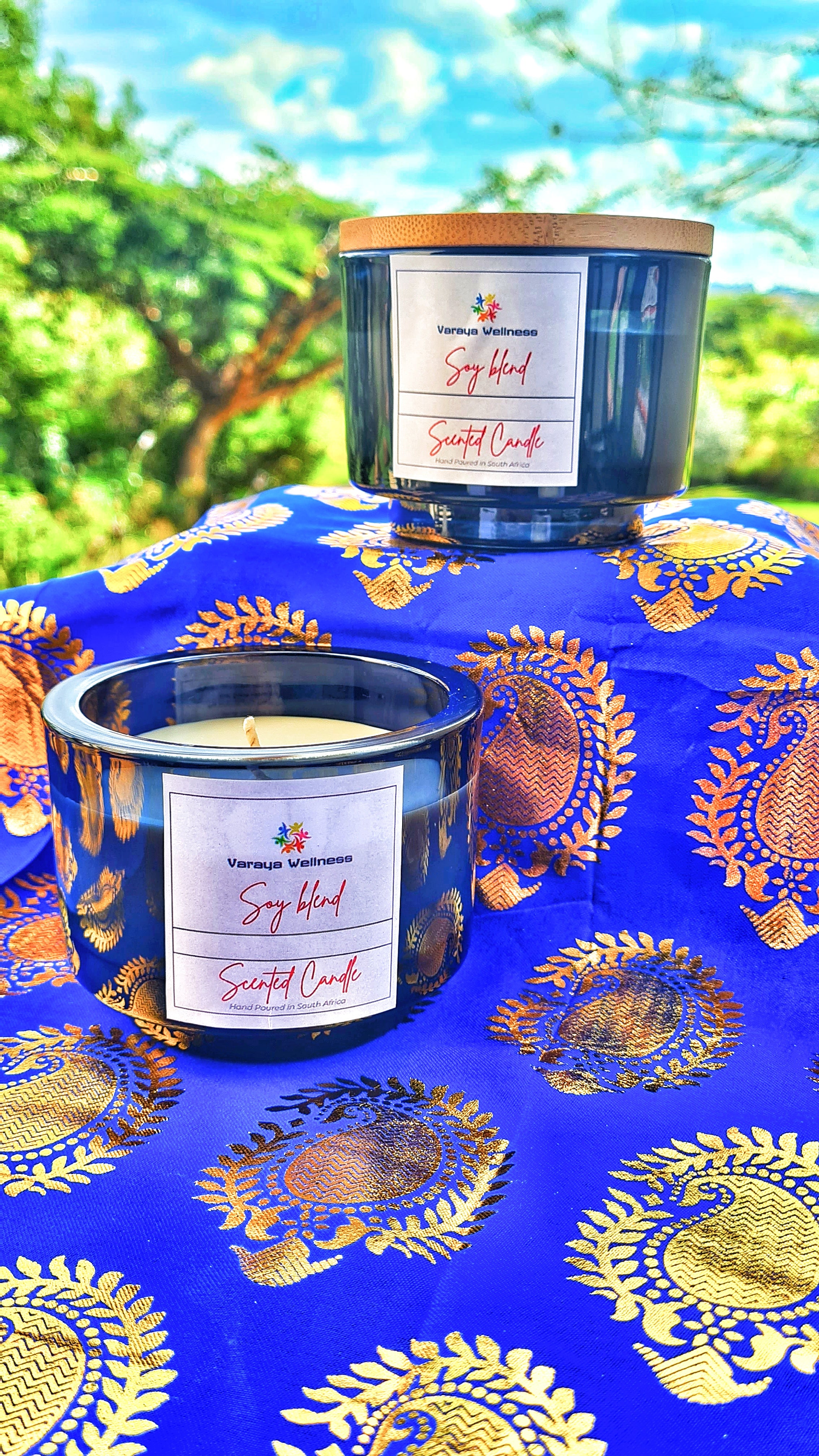 Dhoopam - Hand-poured Soy Blend Candle (200ml) – Varaya Wellness