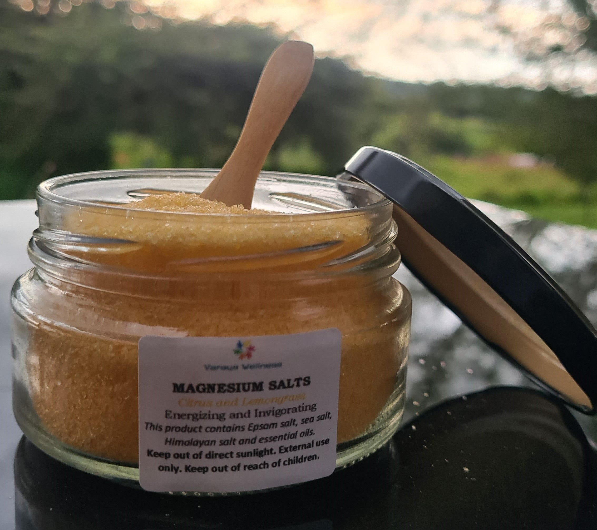 Magnesium Salt (Jar) - Citrus and Lemongrass – Varaya Wellness